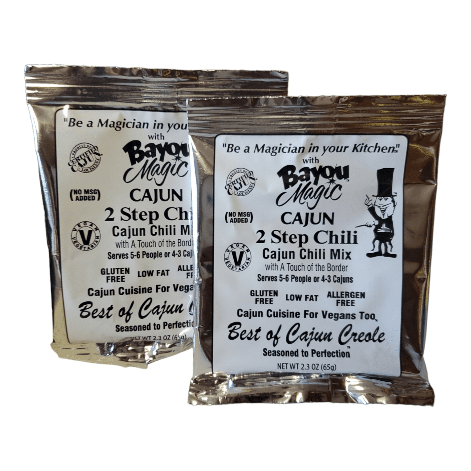 Bayou Magic Cajun 2 Step Chili Mix 2pk, Vegan, Naturally Seasoned ...