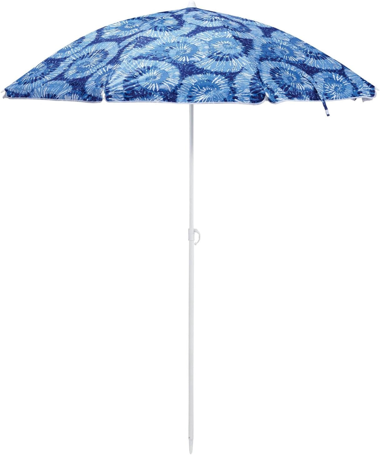Bayside21 6.5ft Outdoor Beach Umbrella with Sand Anchor,Adjustable ...