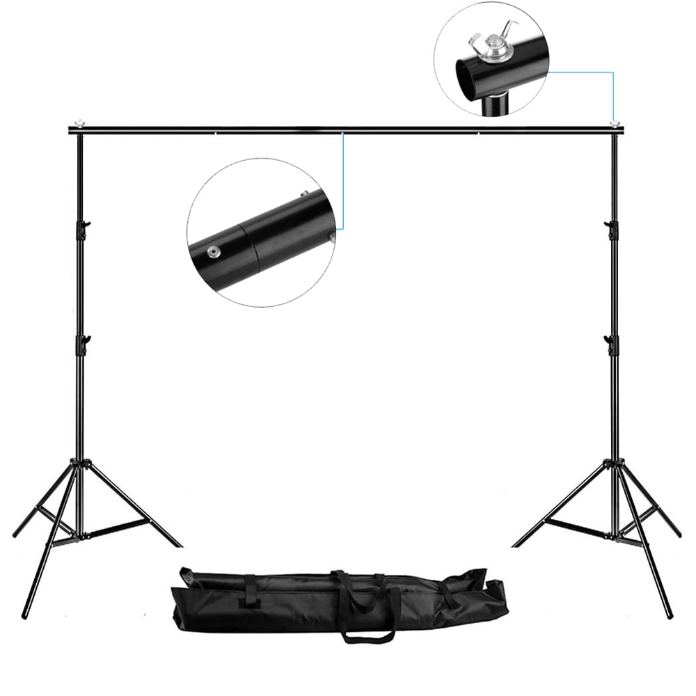 BaytoCare 10Ft Pro Photography Photo Backdrop Support Stand Set ...