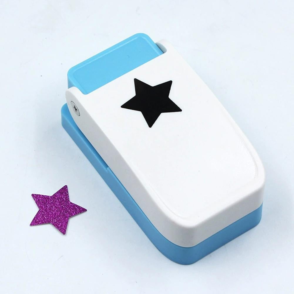 Bayufint 1 Inch Square Punch Craft Lever Punch with 12 Shapes for ...
