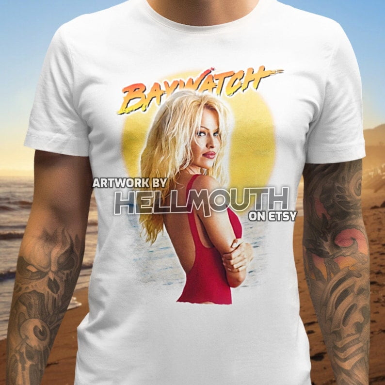 Baywatch T-Shirt - mens & women's all sizes! Pamela Anderson CJ Parker ...