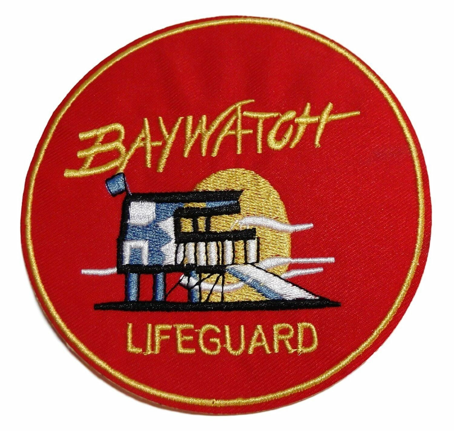 Baywatch TV Series Lifeguard 4" Diameter Embroidered Patch - Walmart.com
