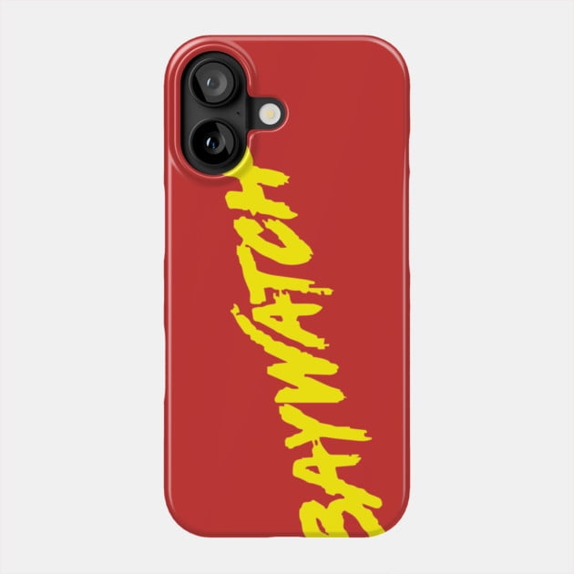 Baywatch (Yellow) with a Classic 90s TV Show and Lifeguard Case for ...