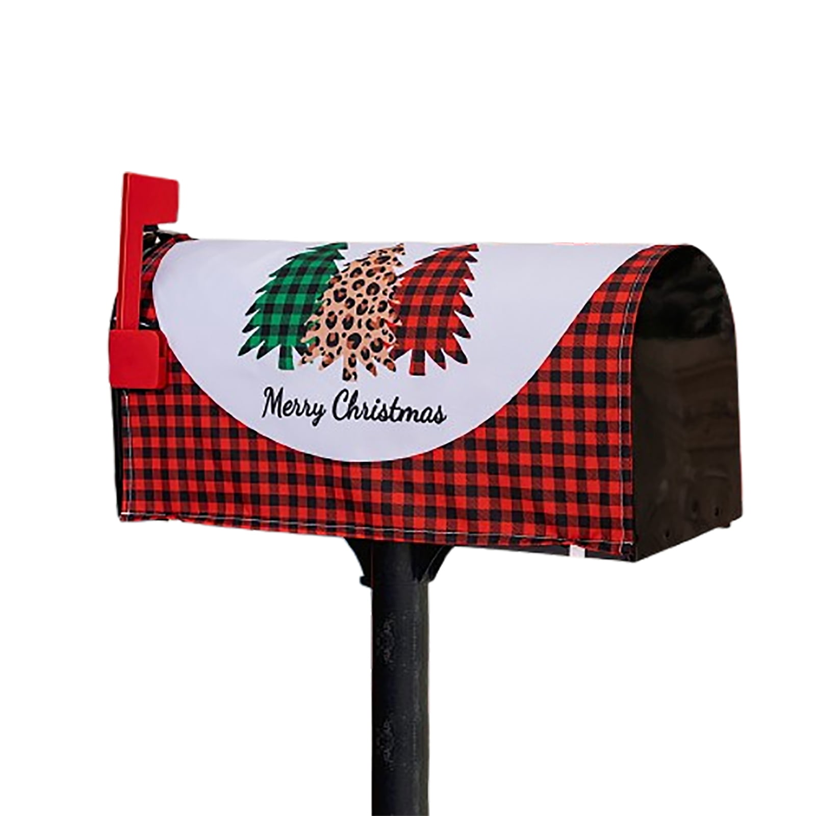 BayweMerry Christmas Mailbox Covers Christmas Tree Mailbox Covers ...