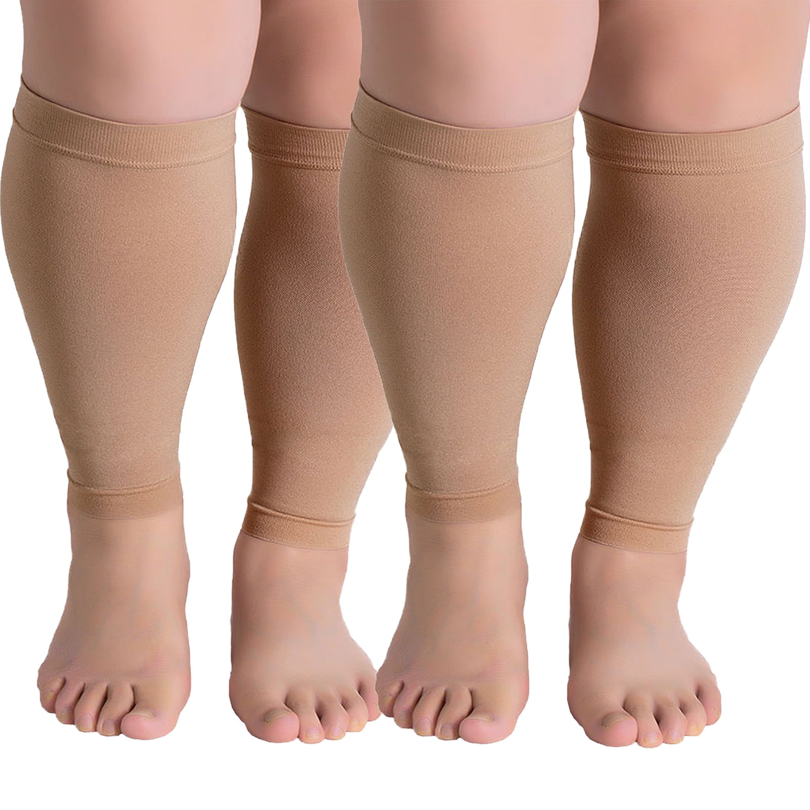 Baywell 20-30mmHg Calf Compression Sleeves for Men Women - Leg ...