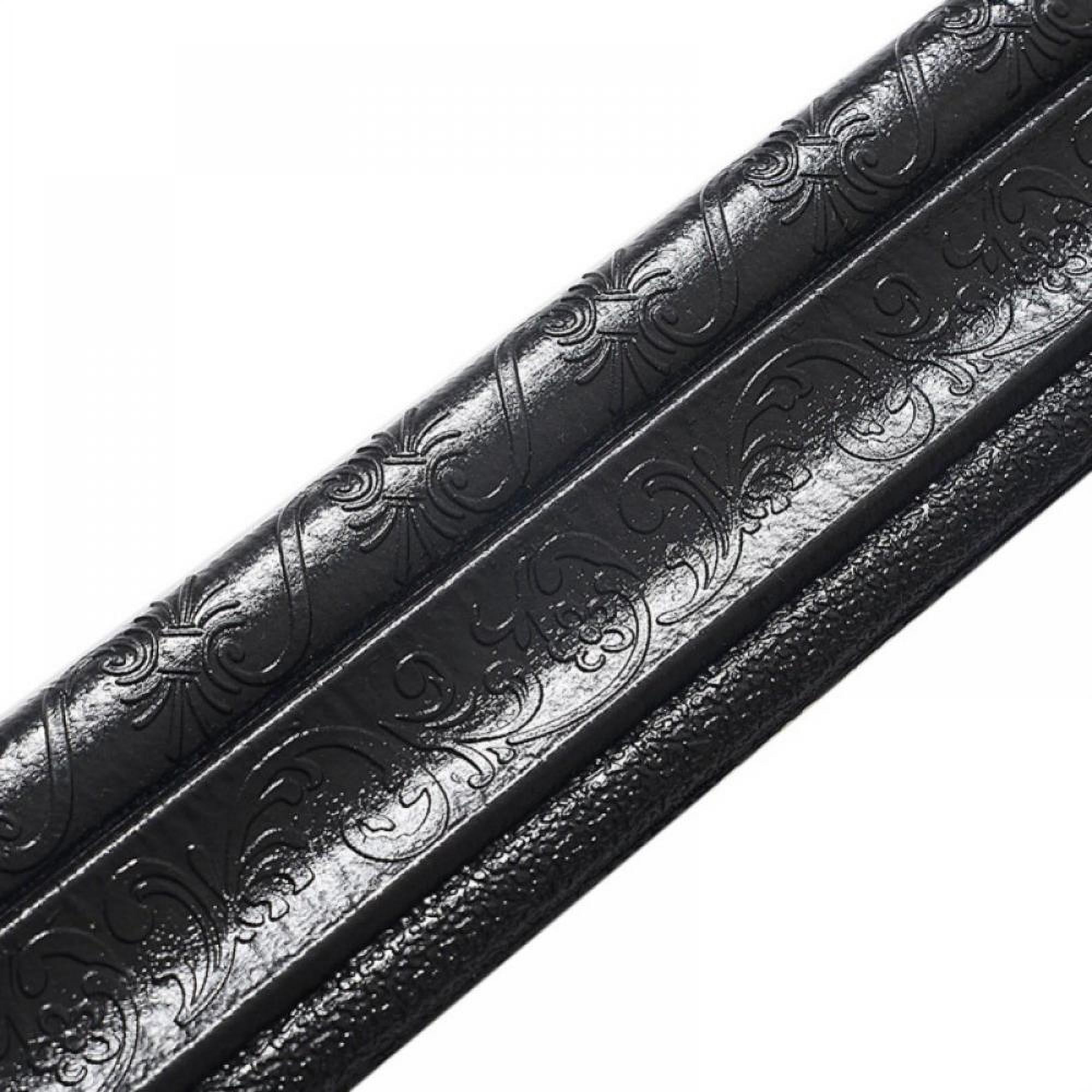 Baywell 90"x 3" Self Adhesive Flexible Foam Molding Trim, 3D Sticky ...