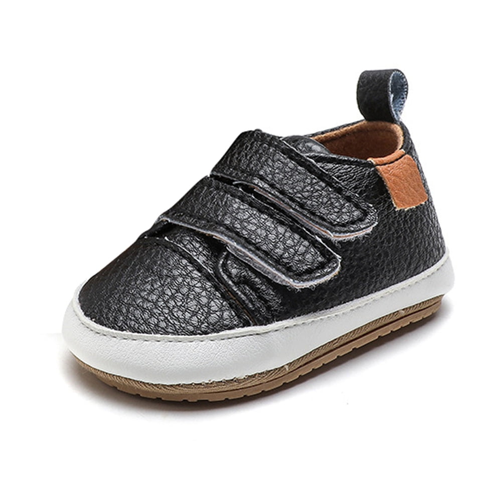 Baywell Baby Boys High-Top Ankle Sneakers Soft Rubber Sole Infant Crib ...