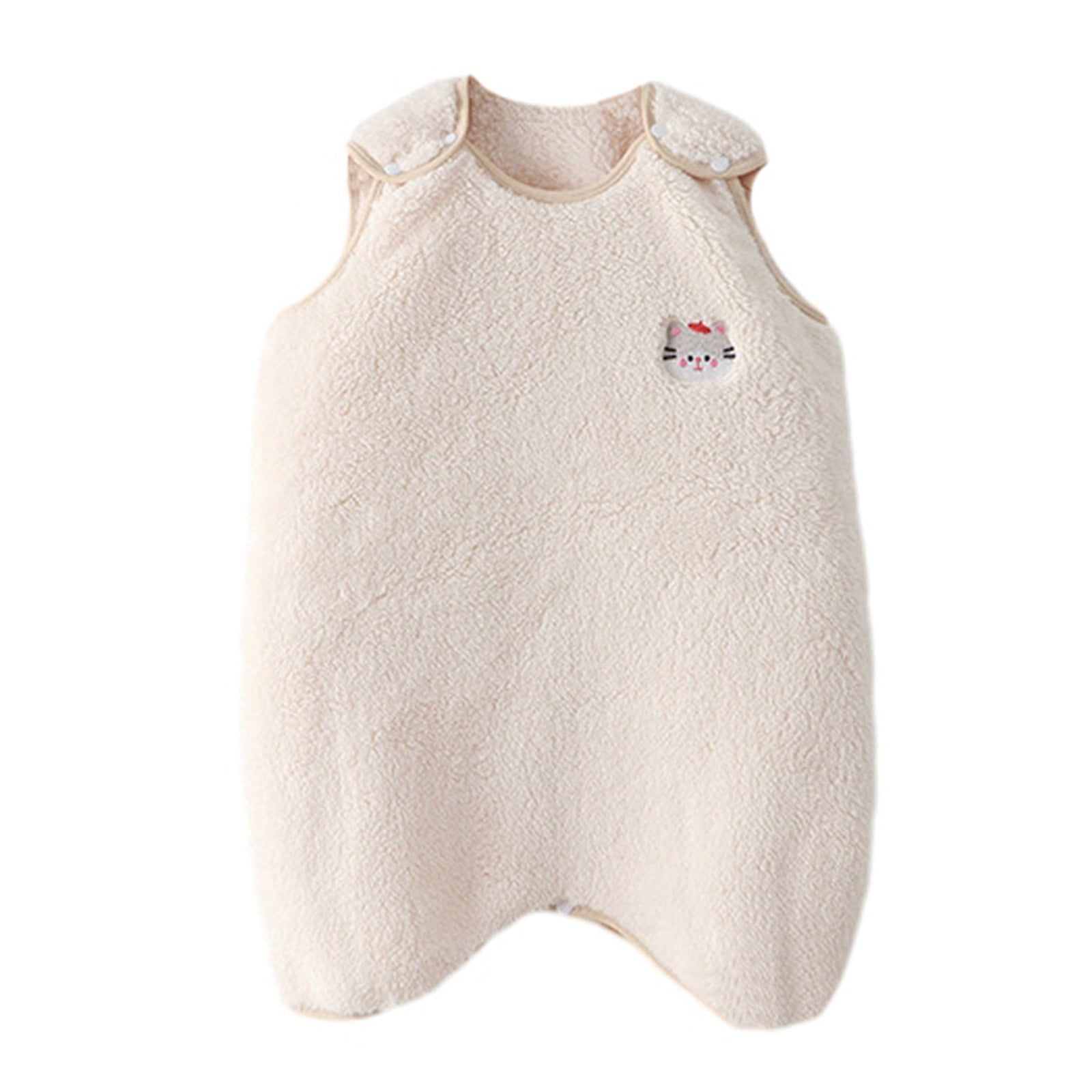 Baywell Baby Plush Sleeping Bag Coral Fleece Baby Sleeping Vest Fuzzy ...
