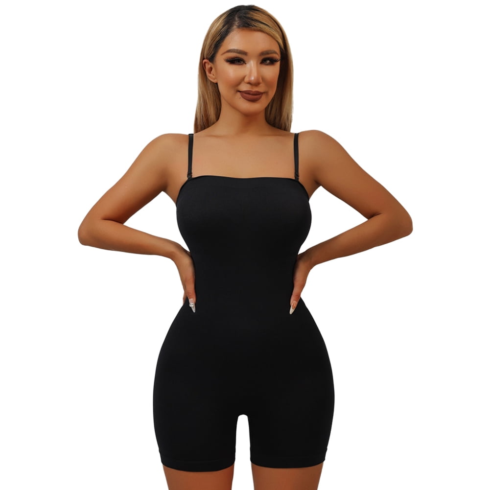 Baywell Bodysuits for Women Tummy Control Shapewear Seamless Square ...