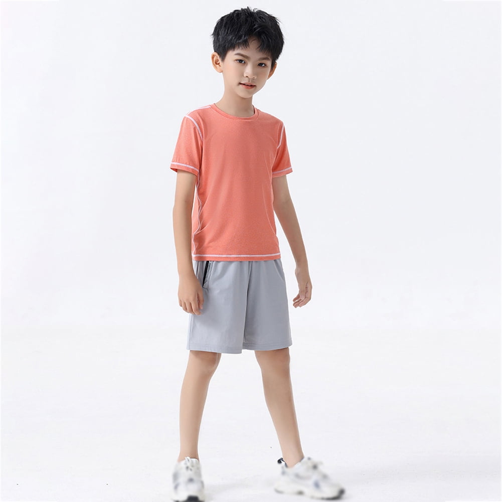Baywell Boys' Active Athletic Shorts Kids Sports Quick Drying Shorts ...