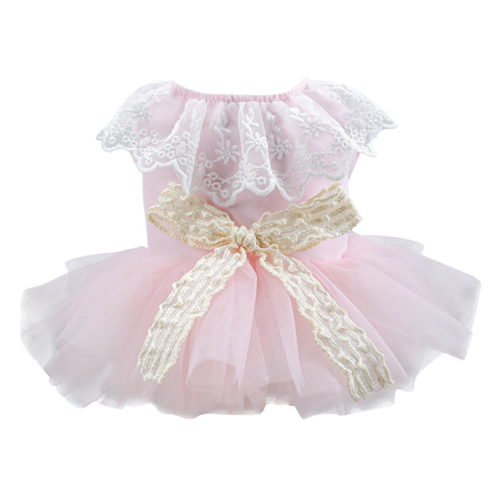Baywell Dog Dress Tutu Skirt for Small Medium Girl Dogs Puppy, Sweet ...