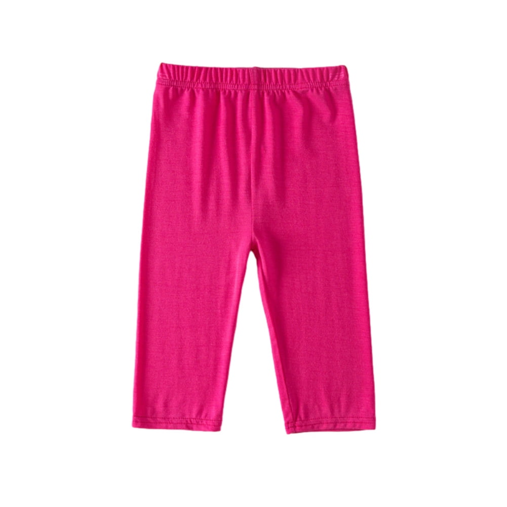 Baywell Girls Capri Leggings Girls Running Yoga Dance Pants Girls ...