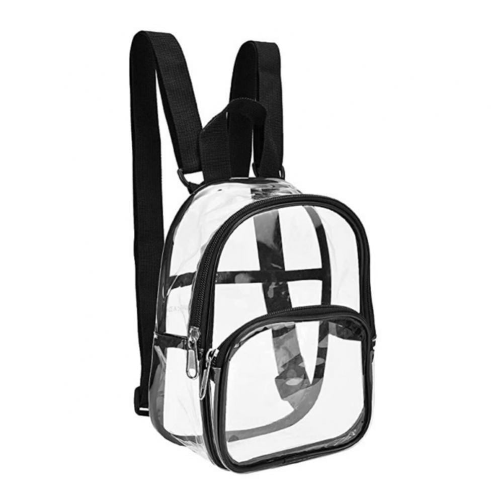 Baywell Heavy Duty Clear Backpack, Transparent PVC Concert Mini ...