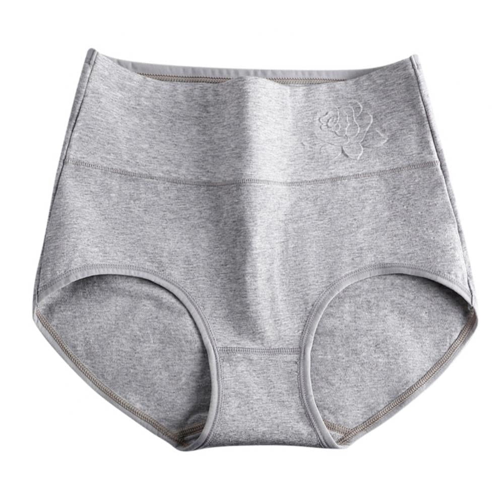 Baywell High Waist Tummy Control Panties for Women, Cotton Underwear No ...