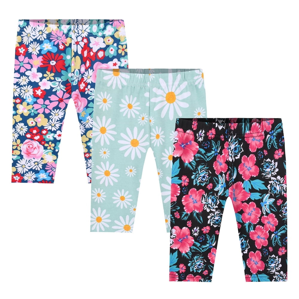 Baywell Kids Girls Leggings Dance Active Footless Tights, Mid-Waisted ...
