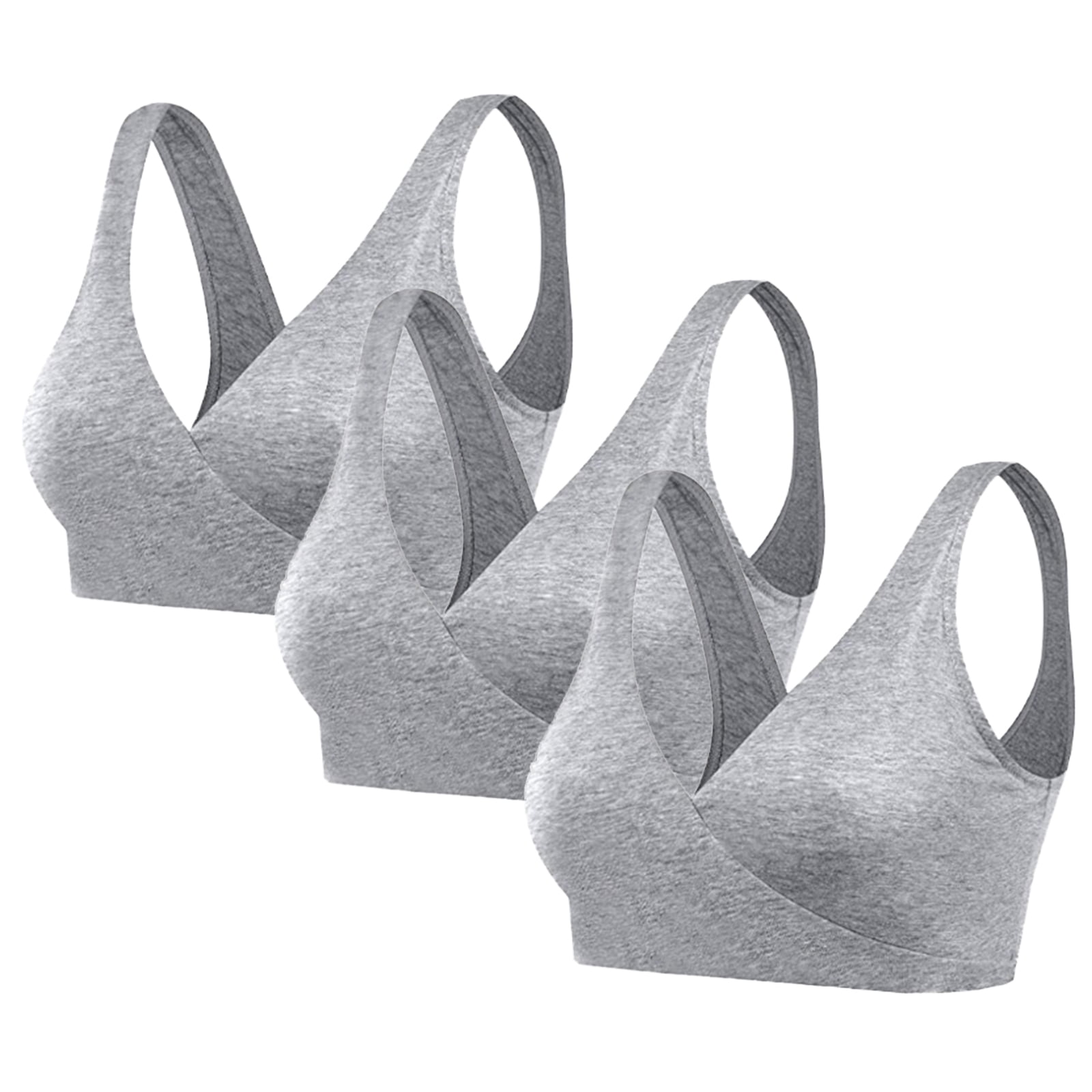 Baywell Nursing Bra for for Breastfeeding Maternity Sleeping Wirefree ...