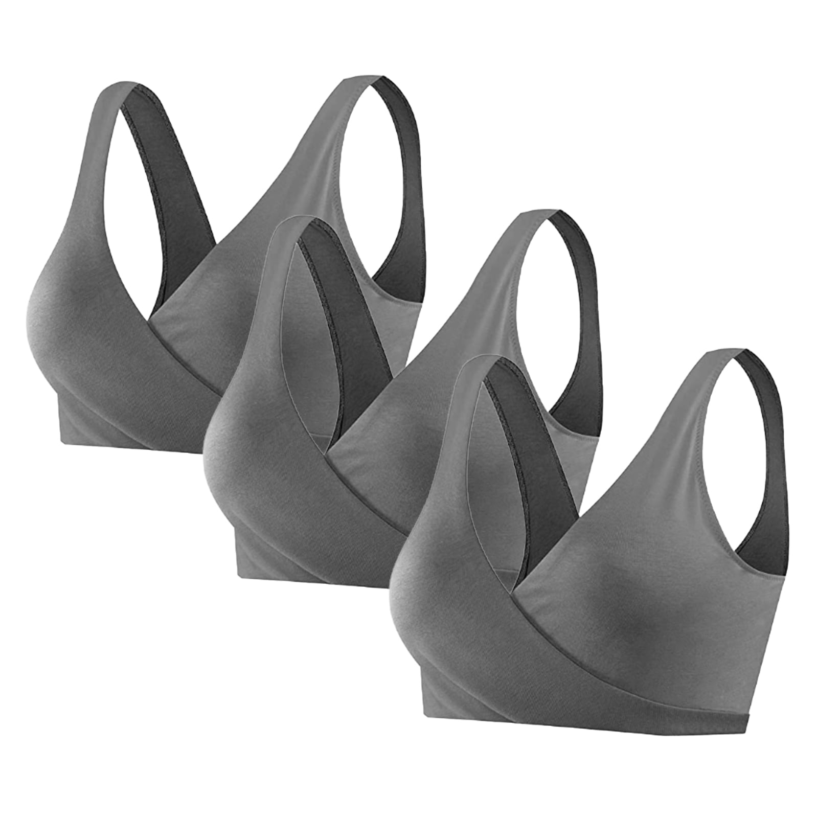 Baywell Nursing Bra for for Breastfeeding Maternity Sleeping Wirefree ...