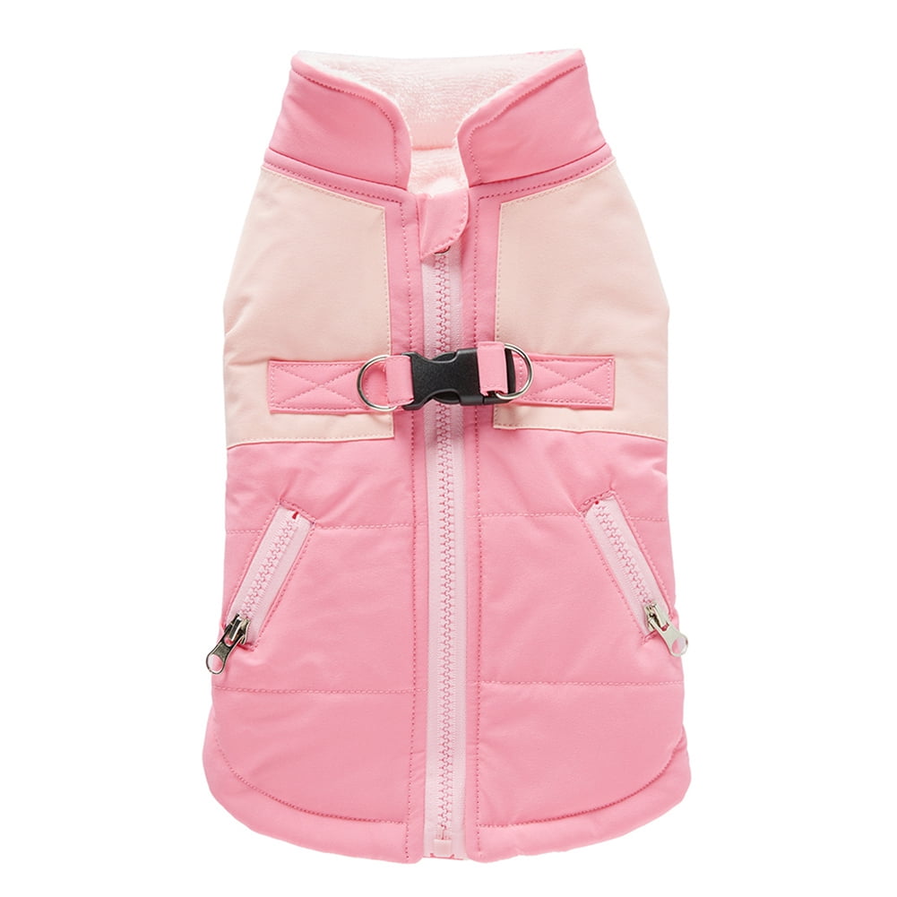 Baywell Pet Warm Jacket Small Dog Vest Harness Wih Leash Puppy Winter 2 ...