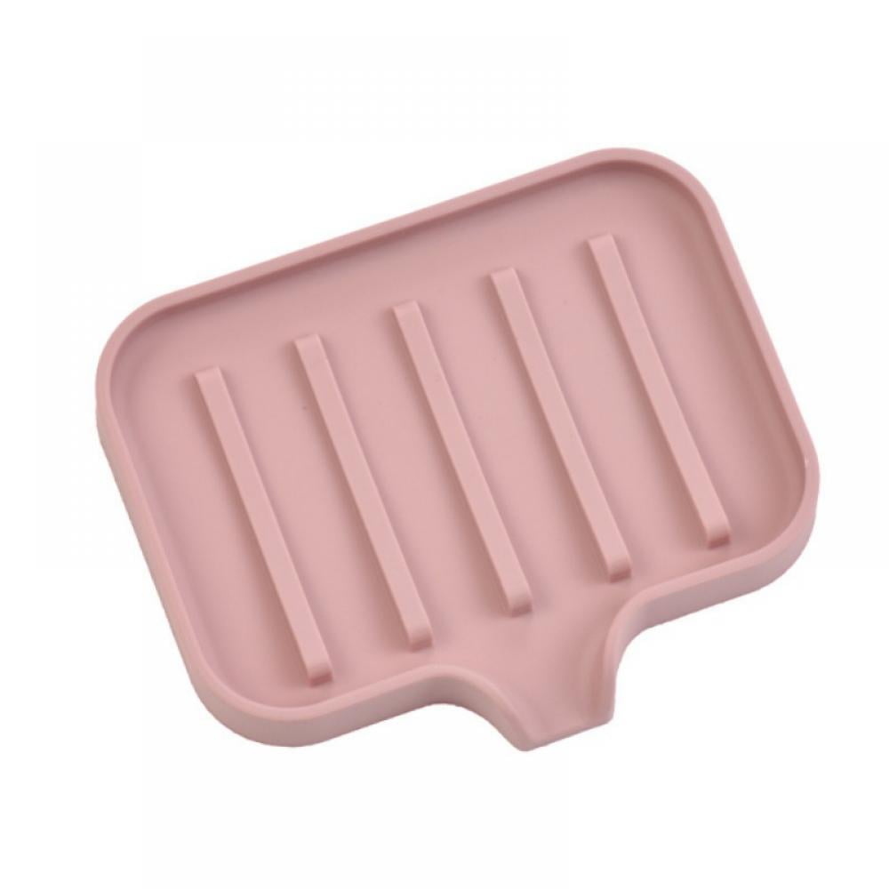 Baywell Self Draining Soap Dish Silicone Soap Holder with Drainage Hole ...