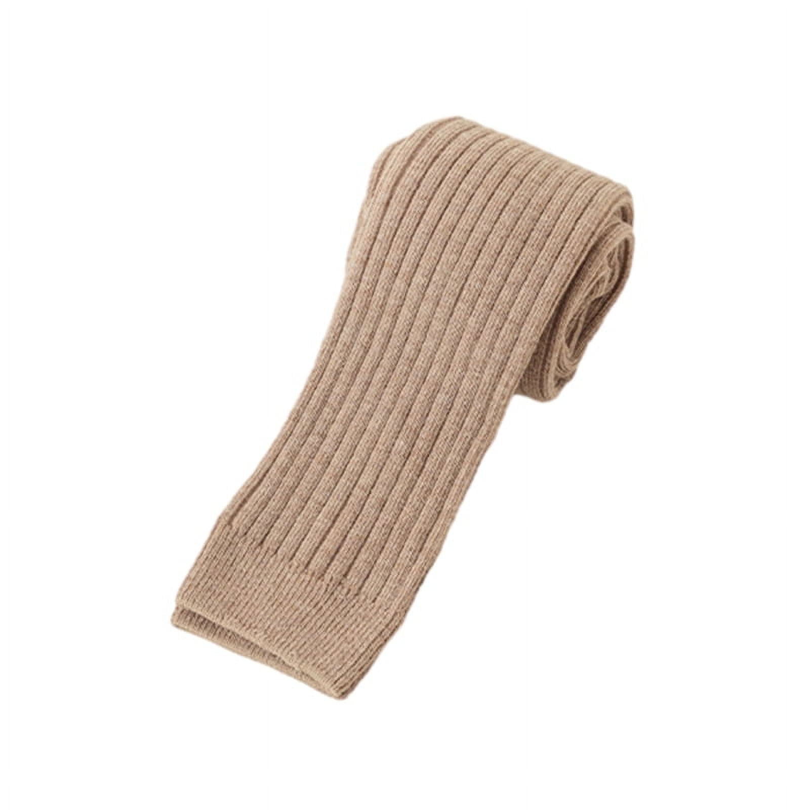 Baywell Toddler Girls Cotton Cable Knit Leggings Classic Solid Footless ...