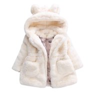 Fymall Baby Girl Boy Winter Warm Long Sleeve Plush Hooded Jacket Coat Outerwear - Walmart.com
