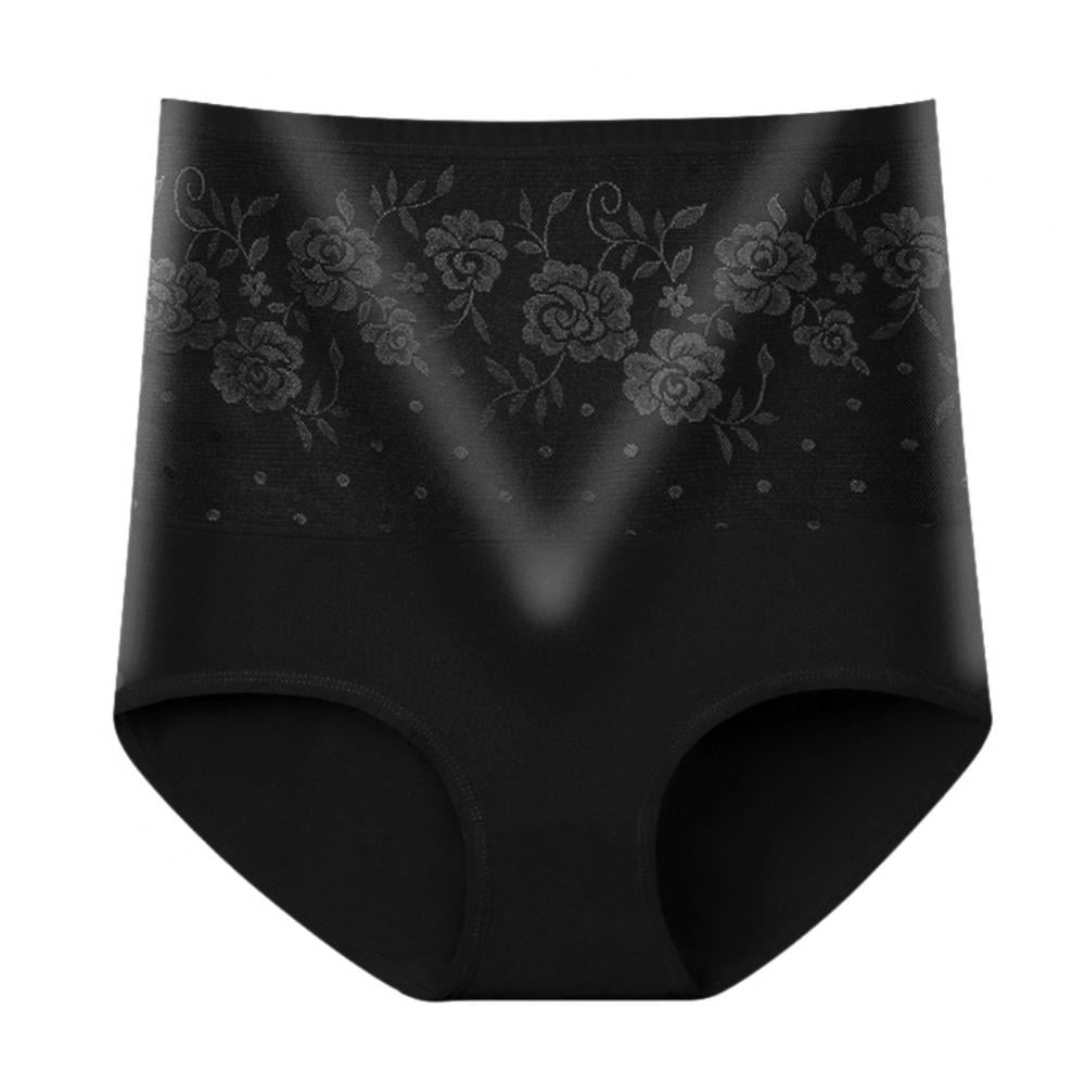 Baywell Women Underwear High Waist Cotton Briefs Ladies Panties Tummy ...