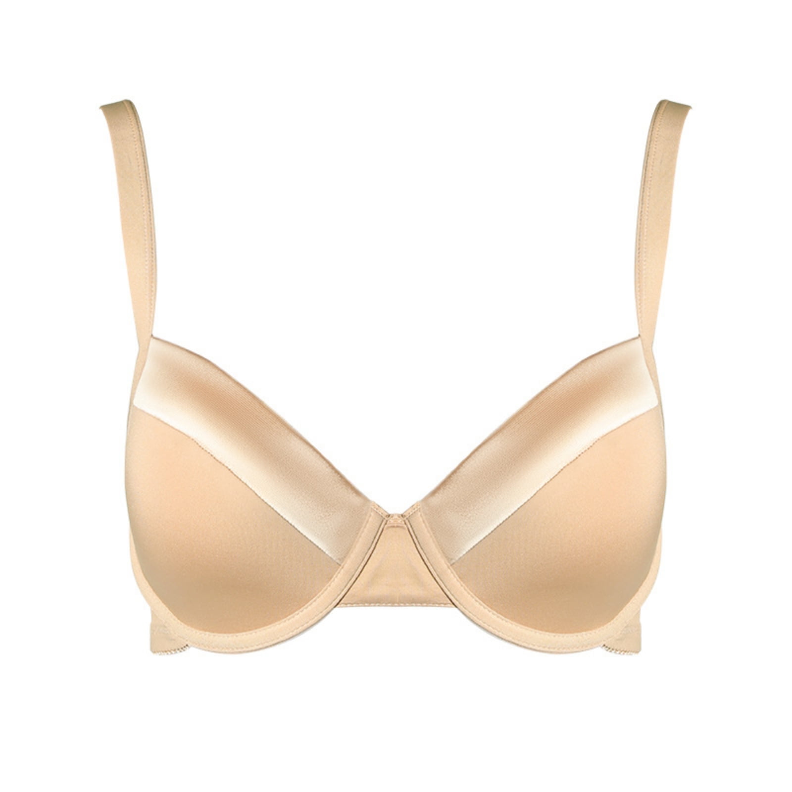 Baywell Women's Push Up Everyday Basic Comfort Lightly Padded Underwire ...