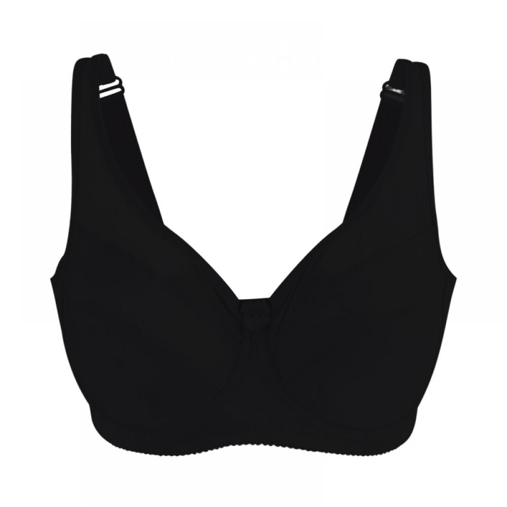 Baywell Women's Sexy Lace Bra Underwire Balconette Unlined Demi Sheer Plus Size Black 95C ...