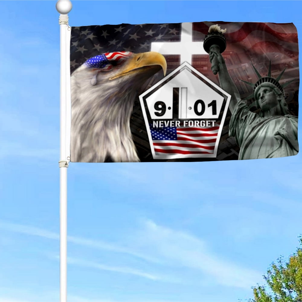 Bayyon 911 Grommet Flag The Pentagon Never Forget Flag Banner with ...
