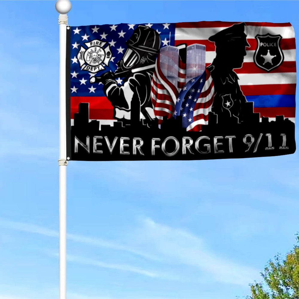 Bayyon 911 Patriot Day Grommet Flag September 11 Attacks Never Forget ...