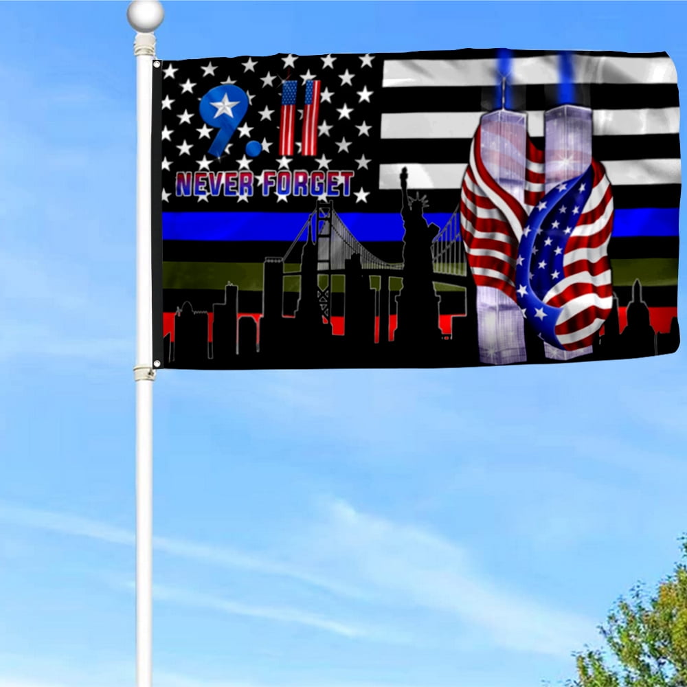Bayyon 911 Patriot Day Grommet Flag September 11 Attacks Never Forget ...