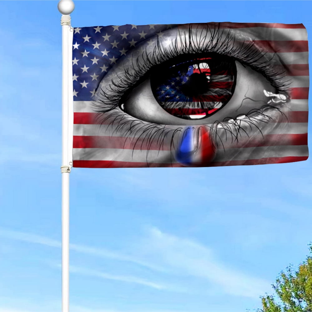 Bayyon American Grommet Flag Eye Patriotism Flag Banner with Grommets ...