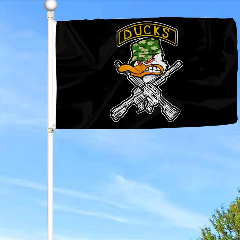 Bayyon Army 1st Infantry Regiment Black Flag Banner with Grommets ...