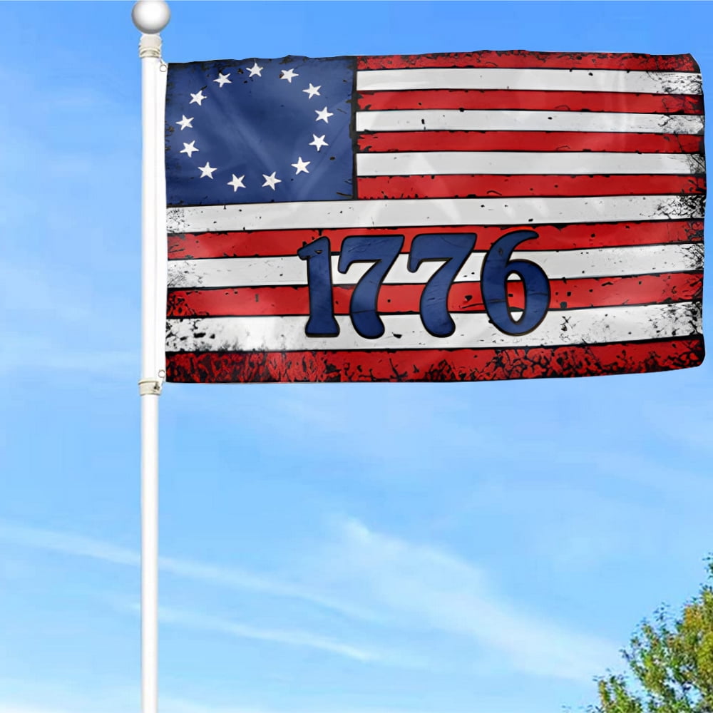 Bayyon Betsy Ross 1776 Flag Banner with Grommets 3x5Feet Man cave Decor ...