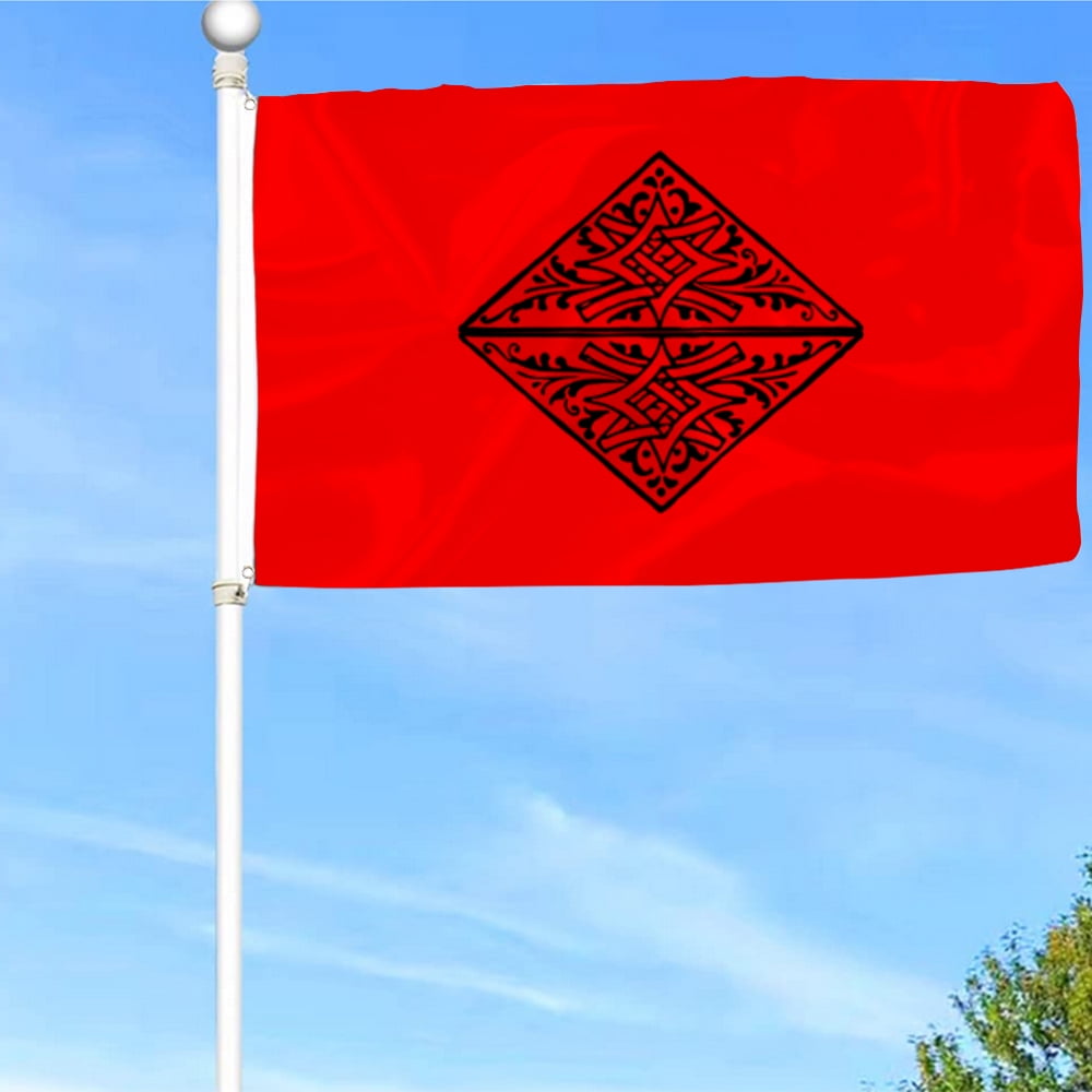 Bayyon Black Triangle Flag Banner with Grommets 3x5Feet Man cave Decor ...