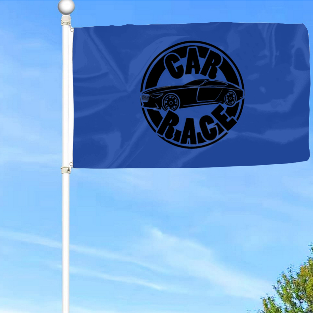 Bayyon Car Race Flag Banner with Grommets 3x5Feet Man cave Decor ...