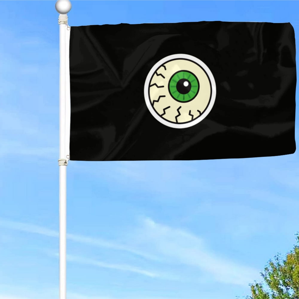 Bayyon Creepy Eyeball Flag Banner with Grommets 3x5Feet Man cave Decor ...