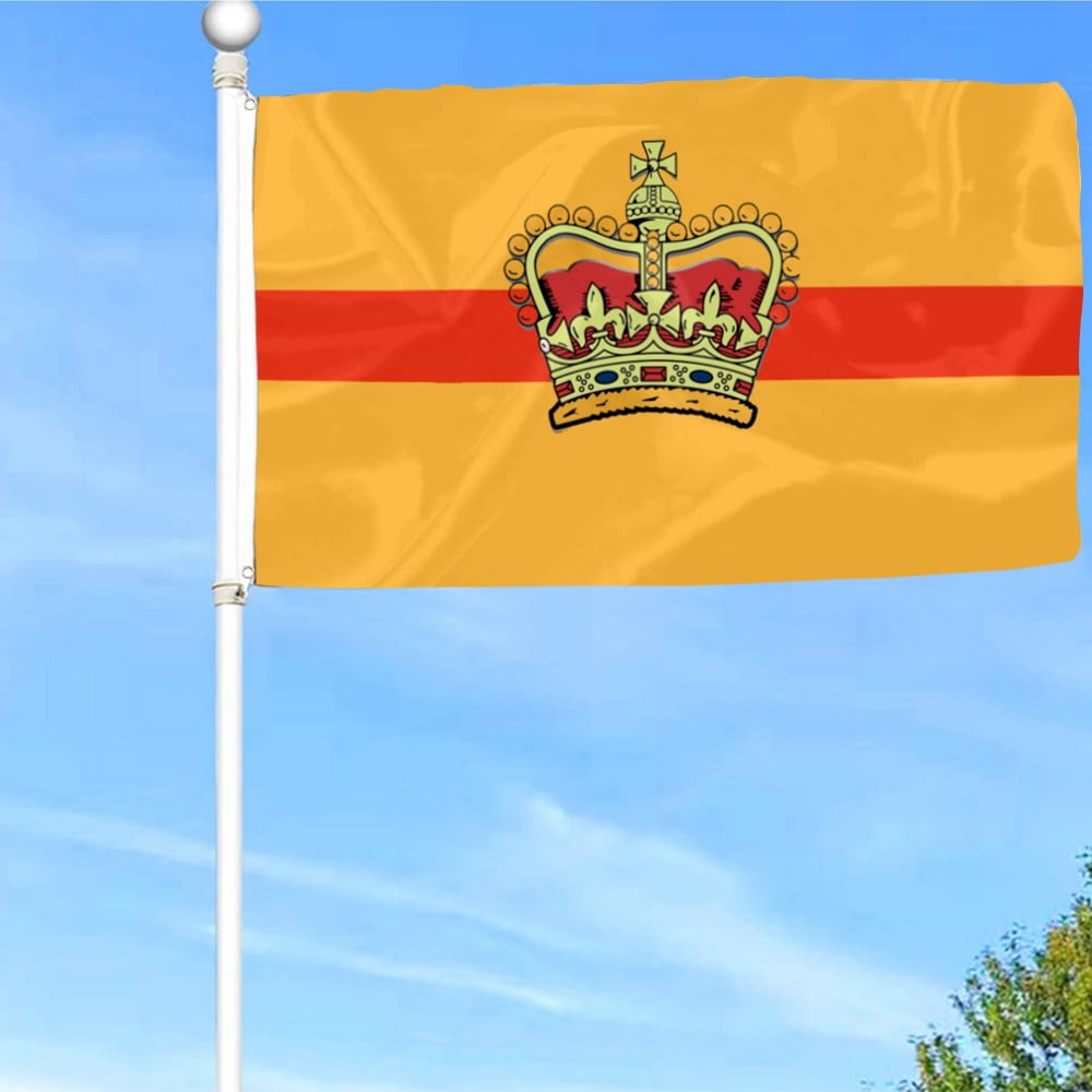 Bayyon Crown Flag Banner with Grommets 3x5Feet Man cave Decor - Walmart.com