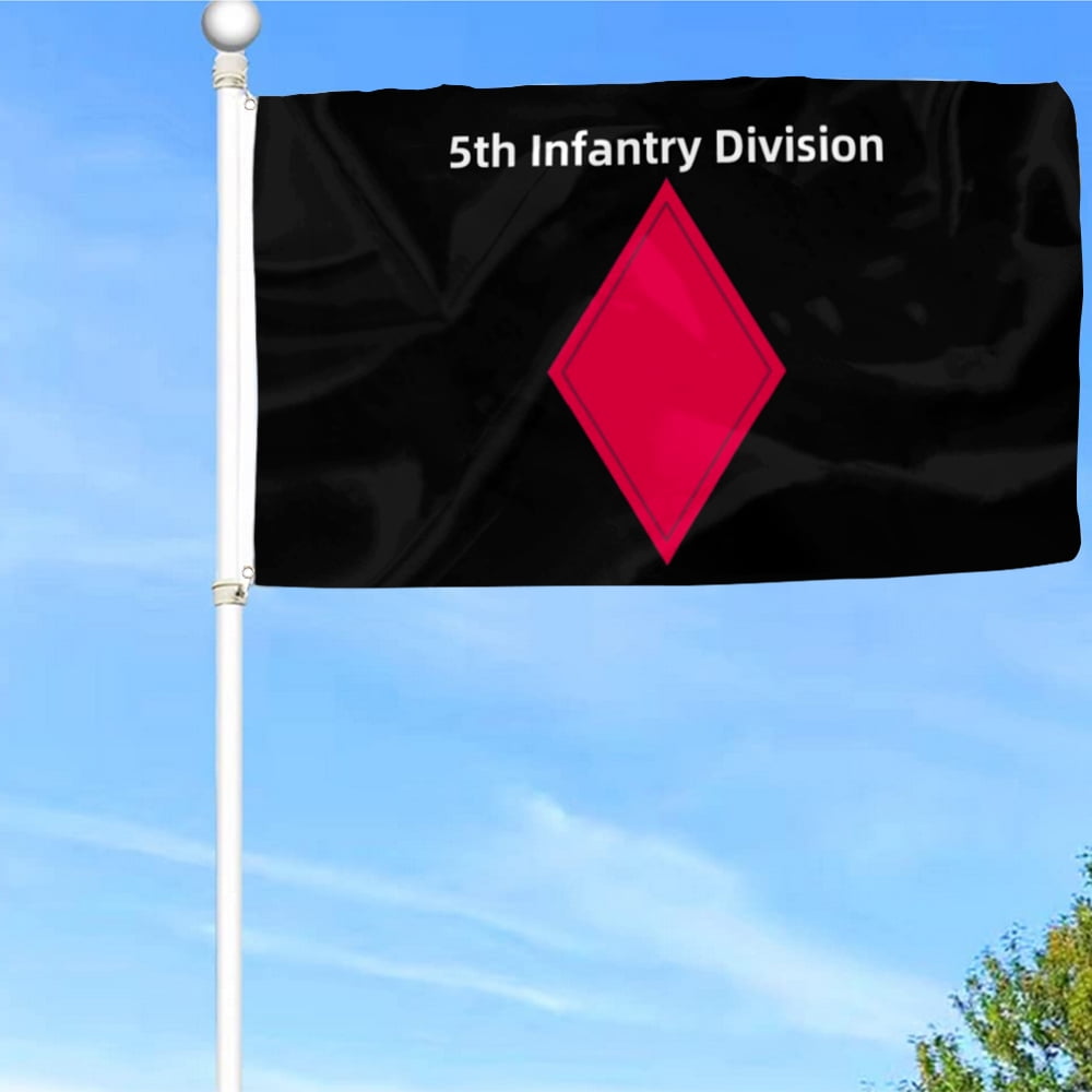 Bayyon Emblem of 5th Infantry Division Flag Banner with Grommets ...