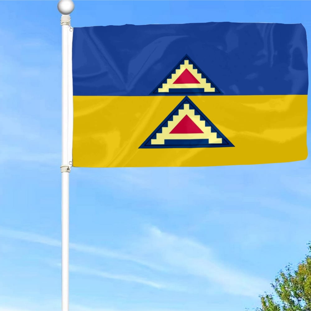 Bayyon Emblem of the 7th Army Flag Banner with Grommets 3x5Feet Man ...