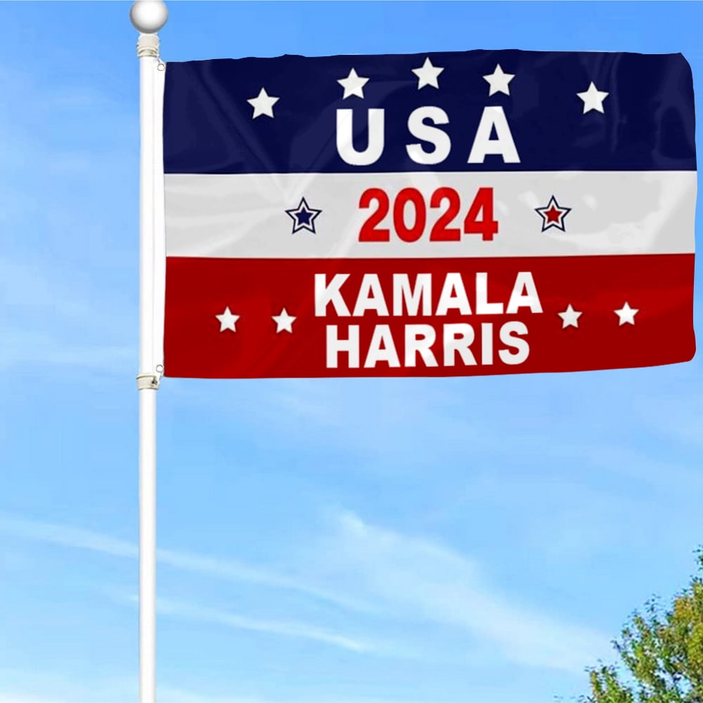 Bayyon Kamala Harris 2024 Flag Banner with Grommets 3x5Feet Man cave ...
