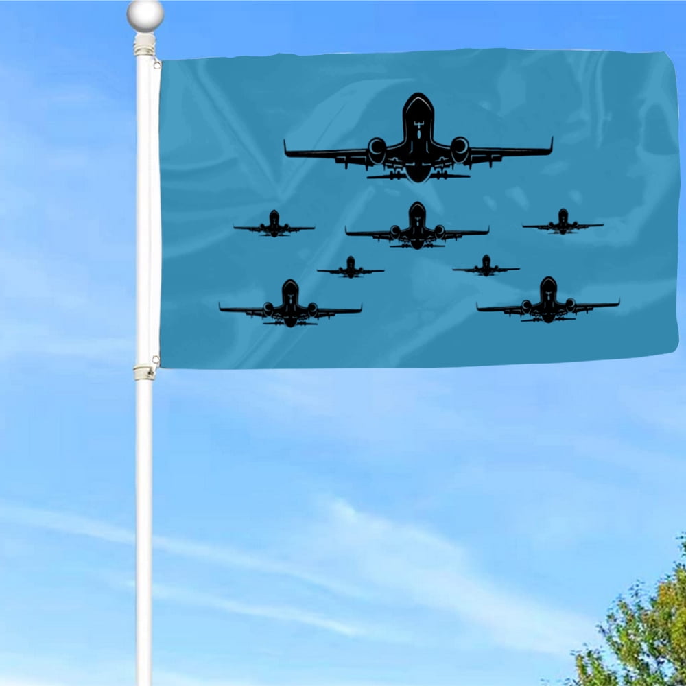 Bayyon Passenger Aircraft Flag Banner with Grommets 3x5Feet Man cave ...