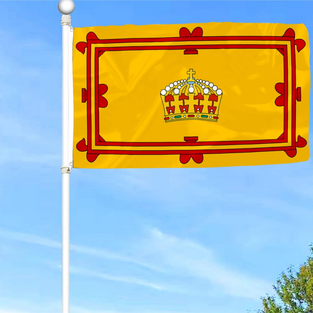 Bayyon Royal Crown of the Kingdom Flag Banner with Grommets 3x5Feet Man ...