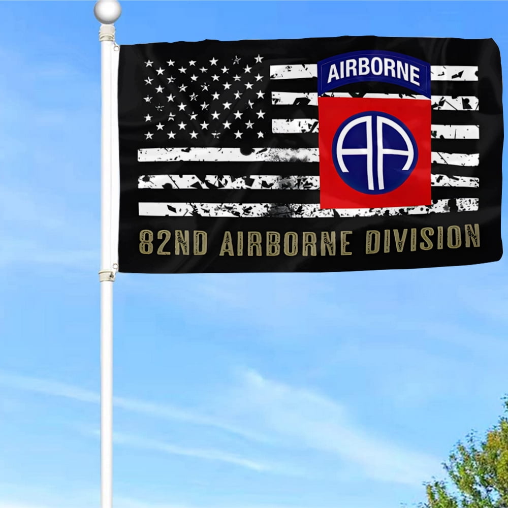 Bayyon US Military 82nd Airborne Division Flag Banner with Grommets ...