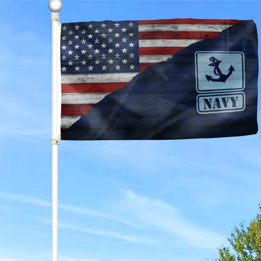 Bayyon US Military Flag Banner with Grommets 3x5Feet Man cave Decor 2 ...