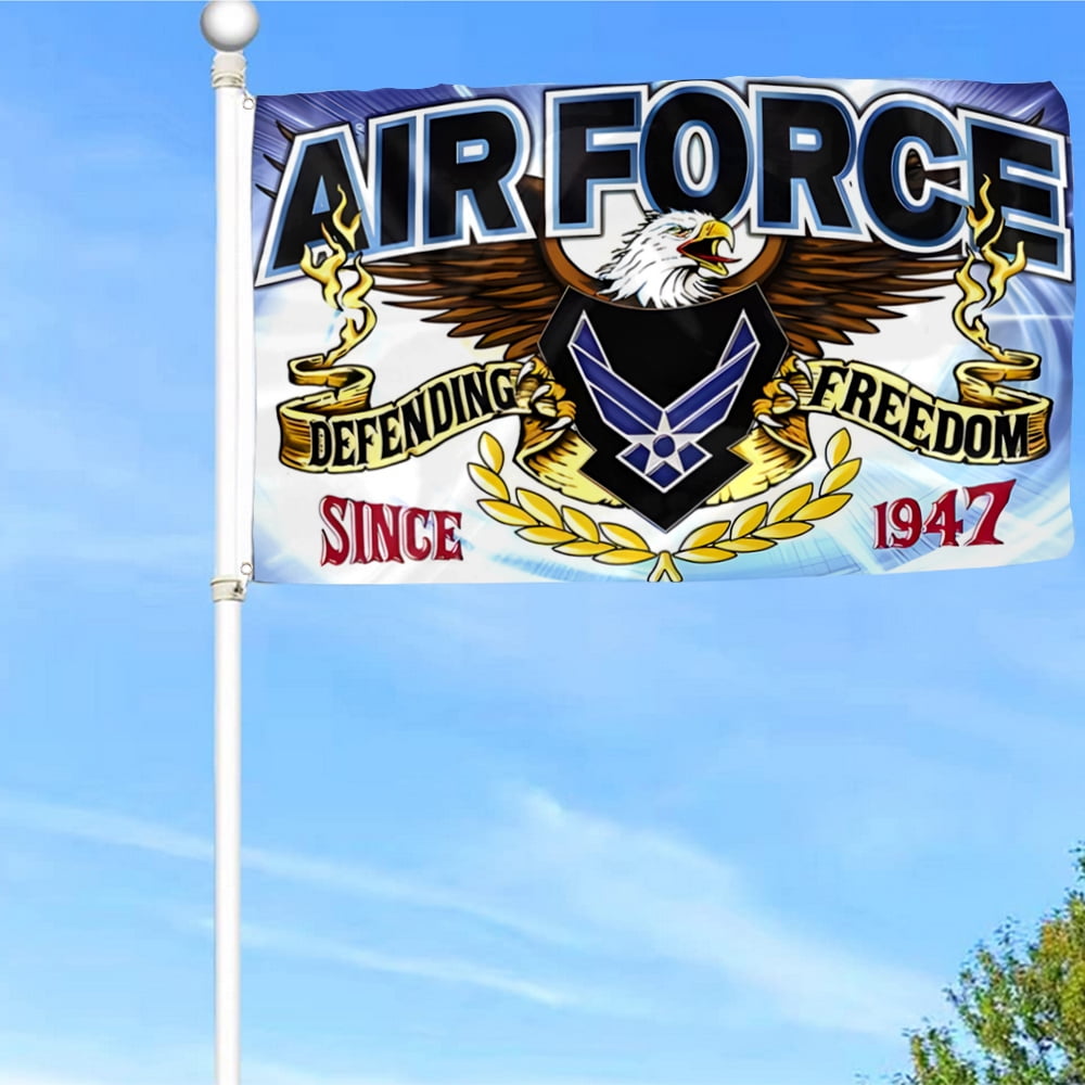 Bayyon USAF Defending Freedom Since 1947 Military Flag Banner with ...
