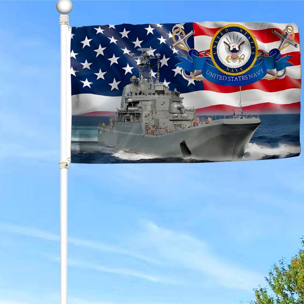 Bayyon United States Military Flag Banner with Grommets 3x5Feet Man ...