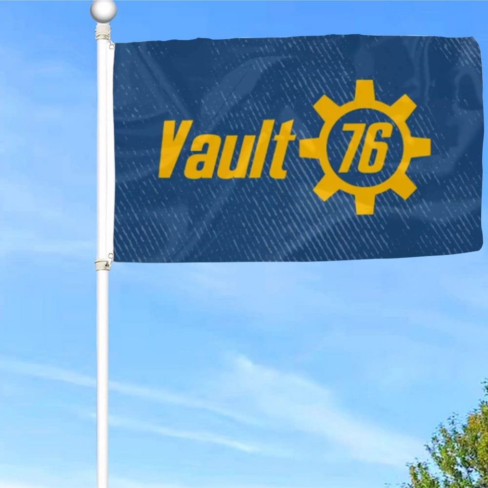 Bayyon Vault-Tec Flag Vault 76 Flag Banner with Grommets 3x5Feet Man ...