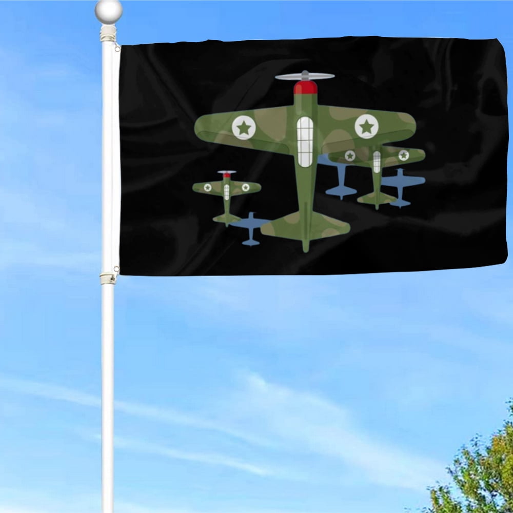 Bayyon War Planes Flag Banner with Grommets 3x5Feet Man cave Decor ...