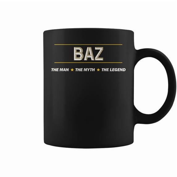 Baz The Man The Myth The Legend Boys Name Coffee Mugs - Walmart.com